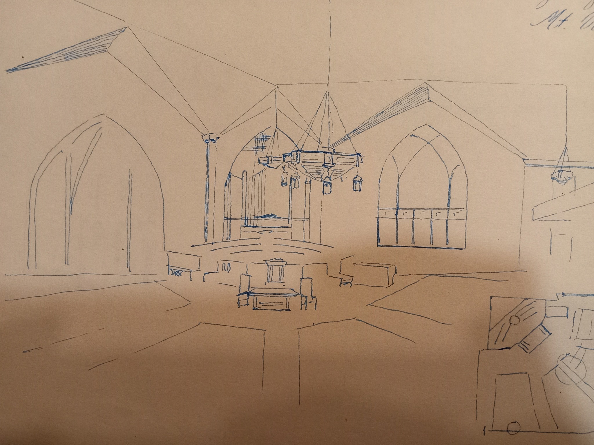 A Drawing I Did While Sitting in Church as a Kid – Barnabas